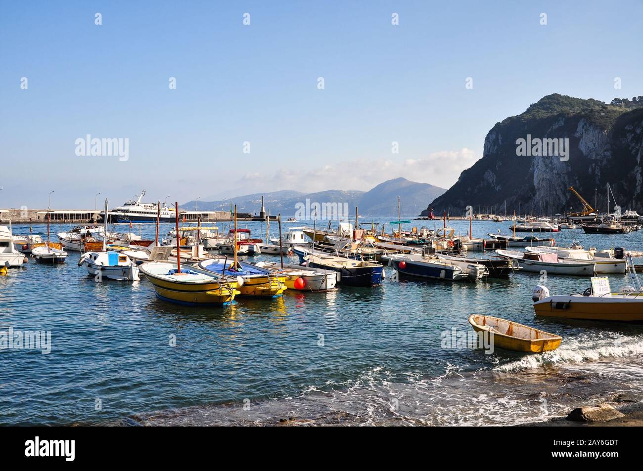 Capri and the Amalfi Coast Stock Photo - Alamy