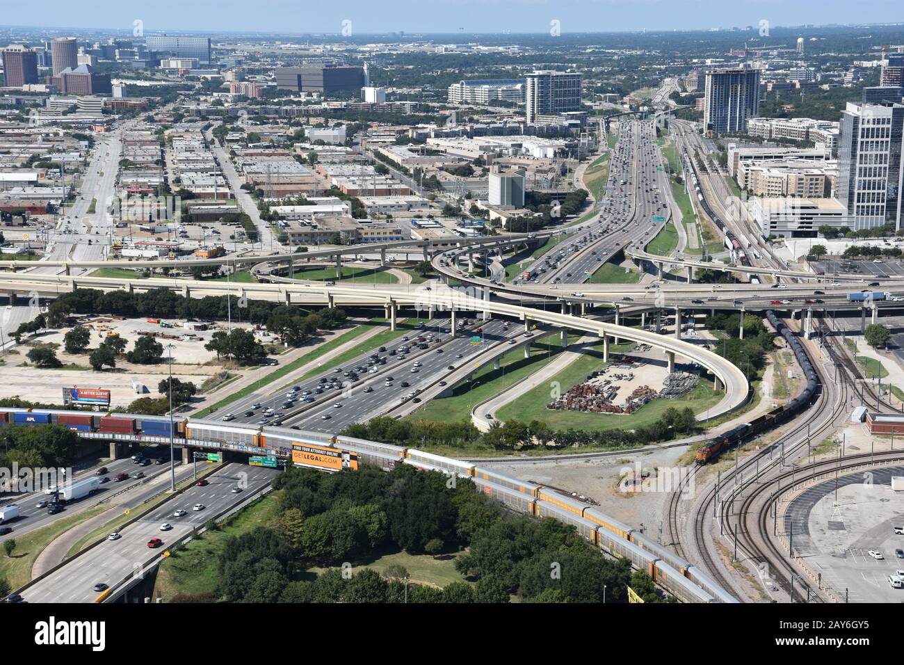 Dallas reunion tower observation deck hi-res stock photography and ...
