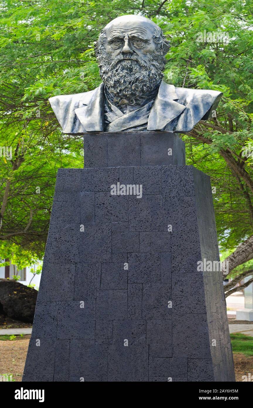 Memorial Charles Darwin in Puerto Villamil Isabela Island Galapagos ...
