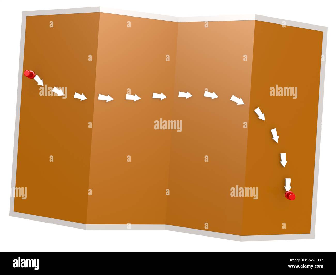 Path route icon on Cut Out Stock Images & Pictures - Alamy