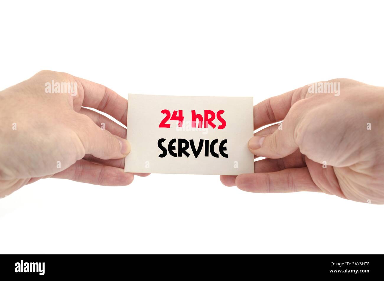 24 hrs service hand hi-res stock photography and images - Alamy