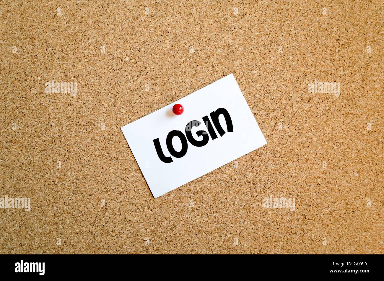 Login text concept Stock Photo - Alamy