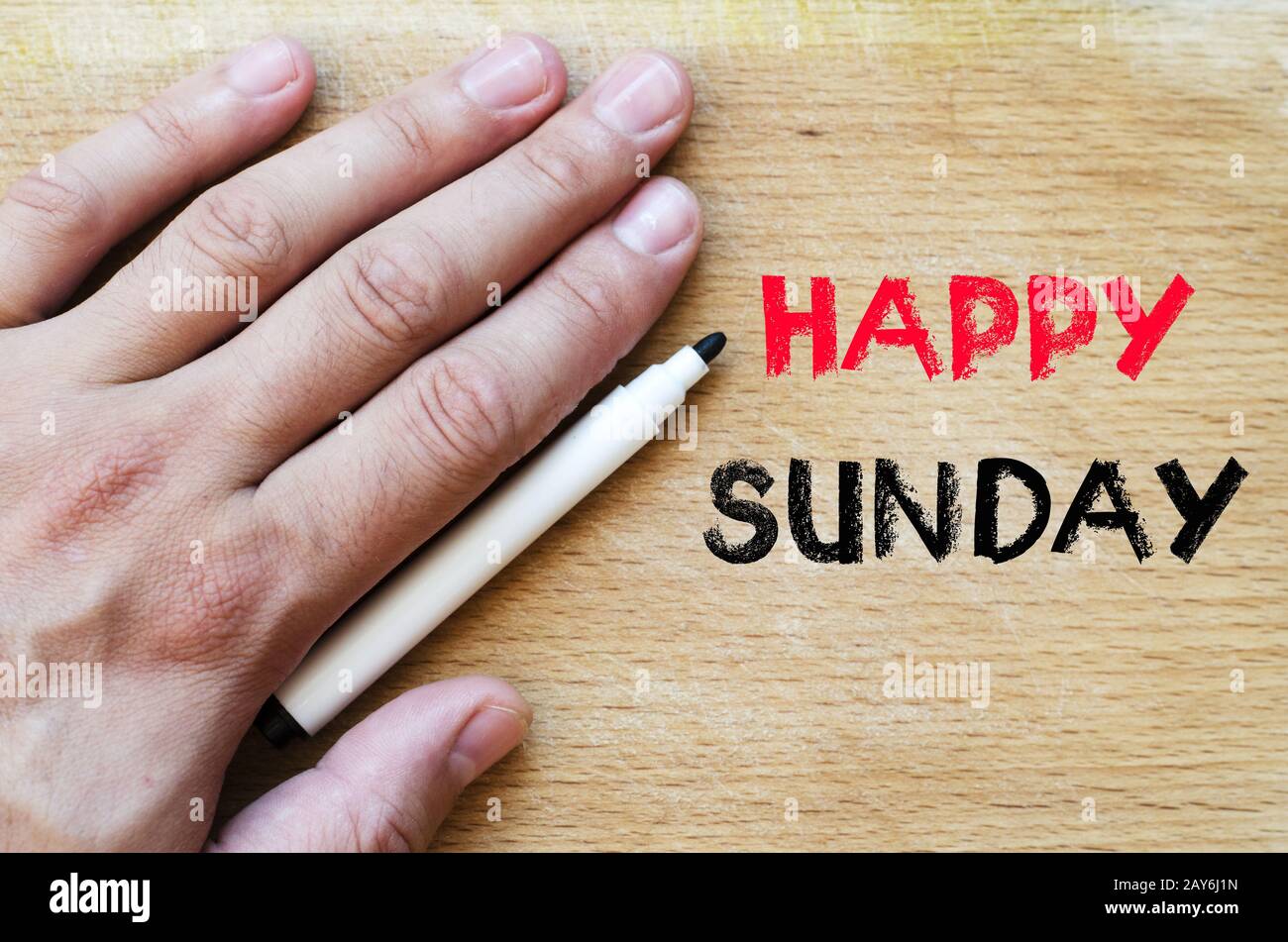 Text sign showing sunday hi-res stock photography and images - Alamy