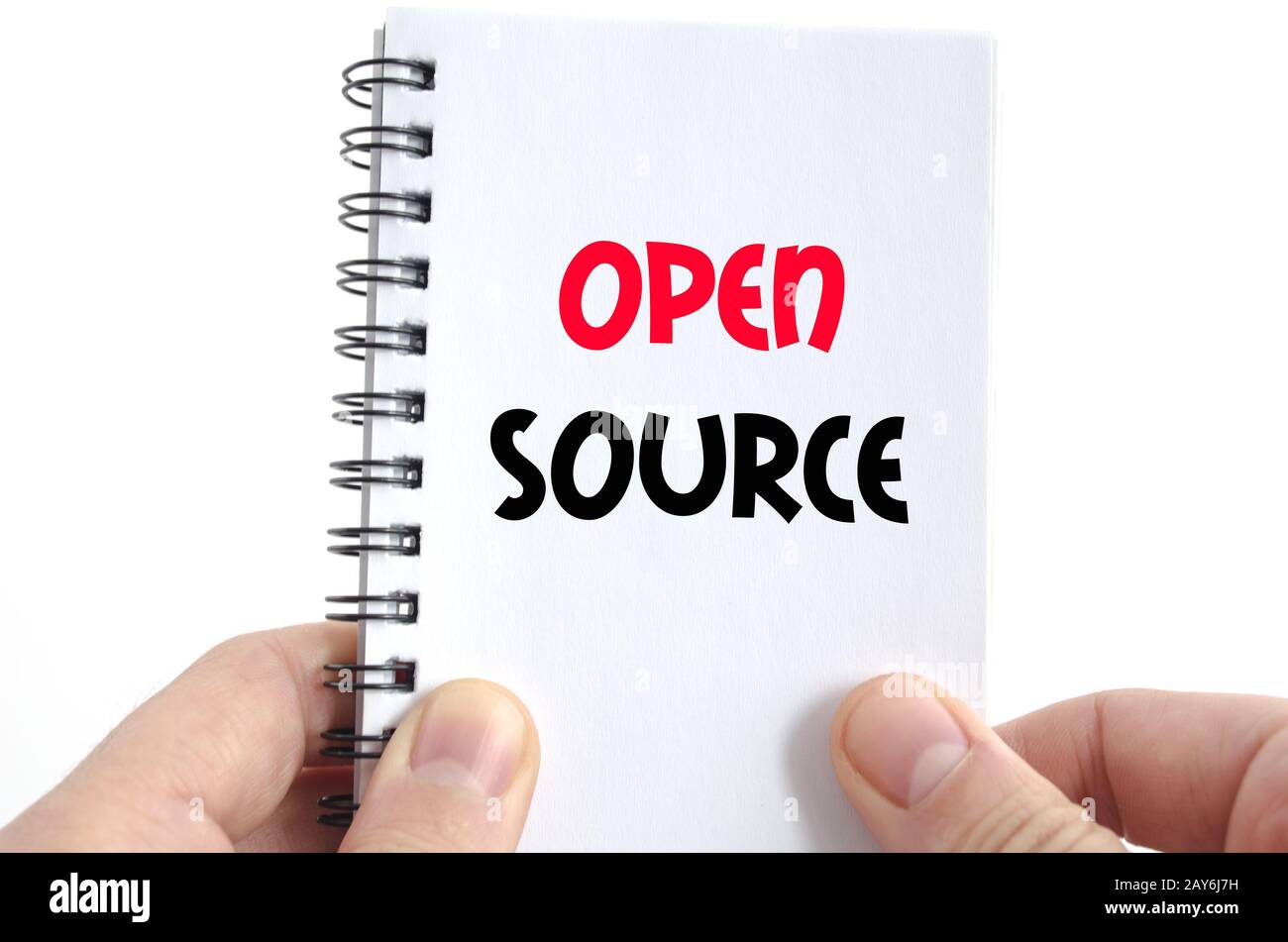 Open source text concept Stock Photo - Alamy