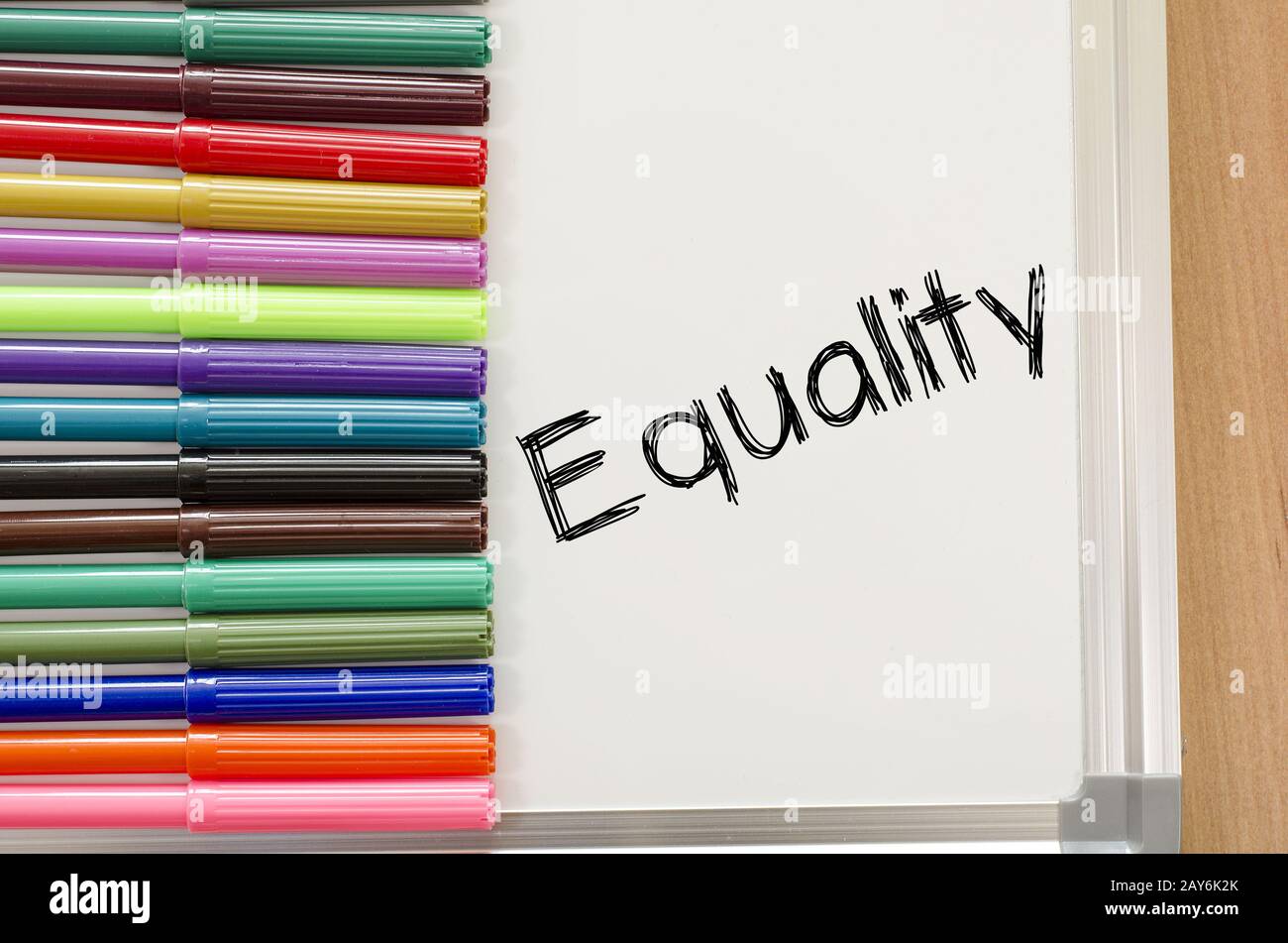 Equality text concept Stock Photo - Alamy