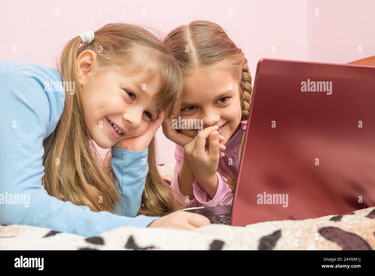 Watching a cartoon hi-res stock photography and images - Alamy