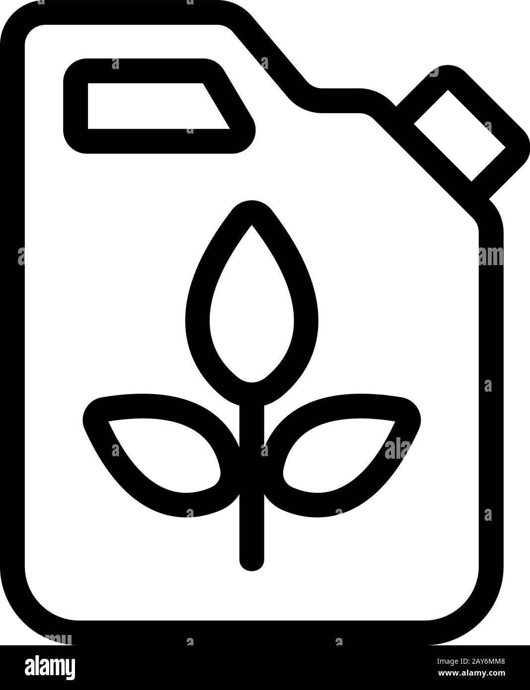 biofuel Icon vector. Isolated contour symbol illustration Stock Vector ...