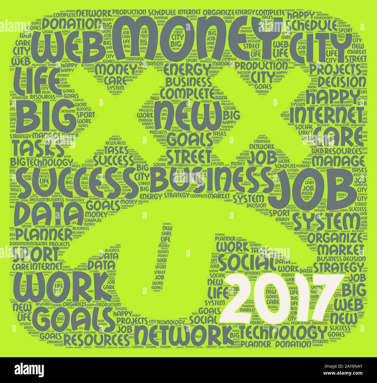 Business 2017 word cloud concept Stock Photo - Alamy