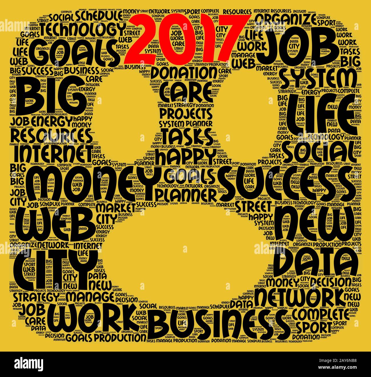Business 2017 word cloud concept Stock Photo - Alamy
