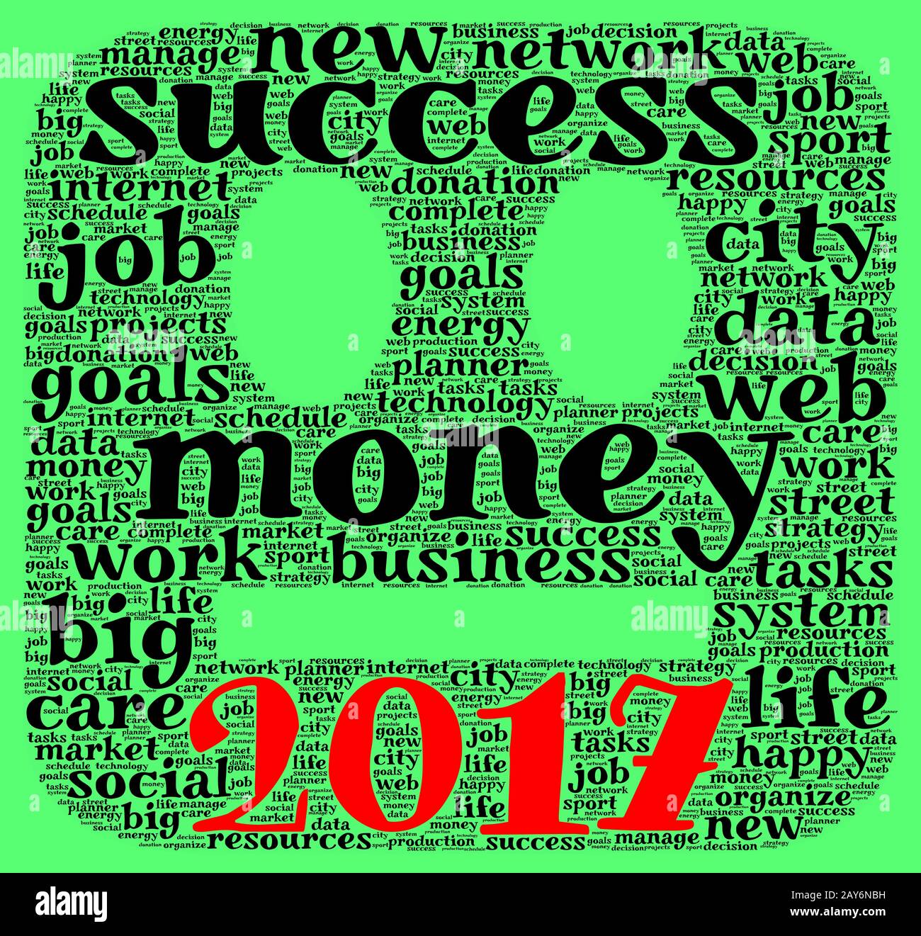 Business 2017 word cloud concept Stock Photo - Alamy