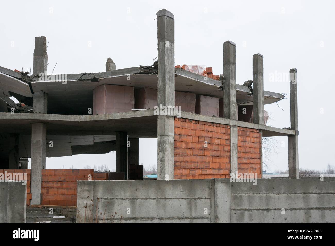 The use of substandard construction materials has led to the collapse ...