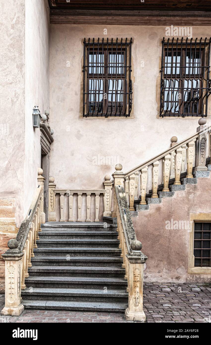 Fairy tale castle stairs hi-res stock photography and images - Alamy