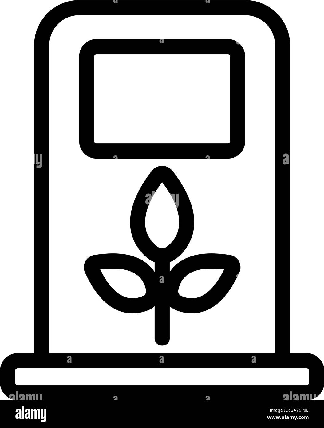 biofuel Icon vector. Isolated contour symbol illustration Stock Vector ...