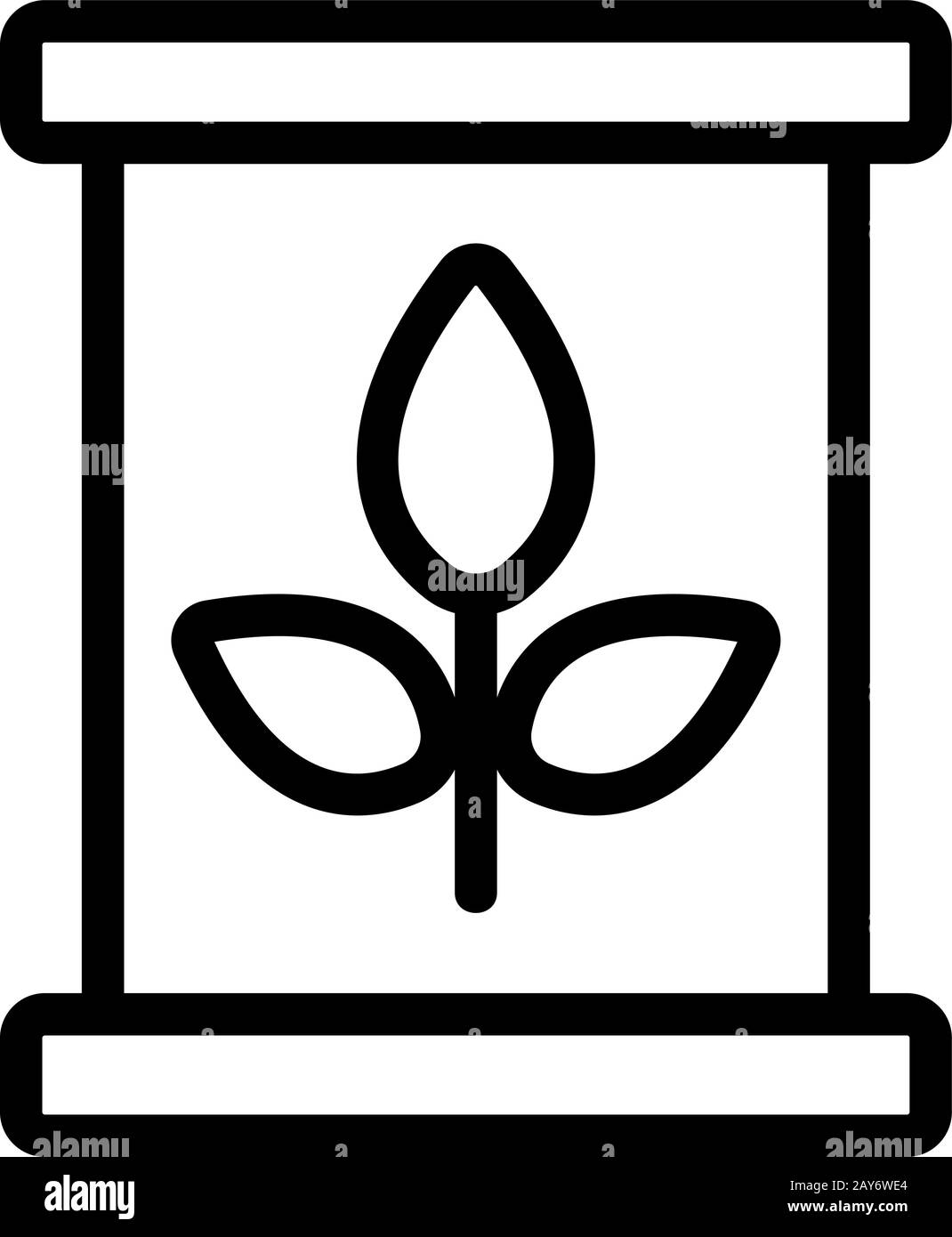 biofuel Icon vector. Isolated contour symbol illustration Stock Vector ...