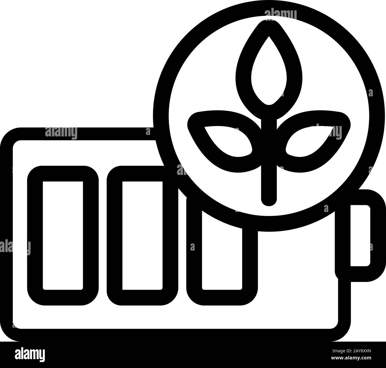 biofuel Icon vector. Isolated contour symbol illustration Stock Vector ...