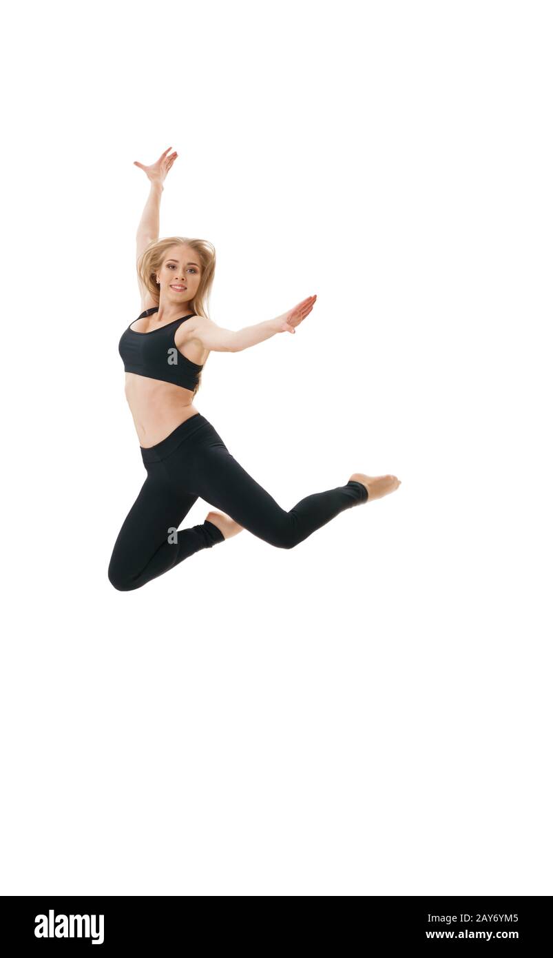 Young female sportswoman in Cut Out Stock Images & Pictures - Alamy