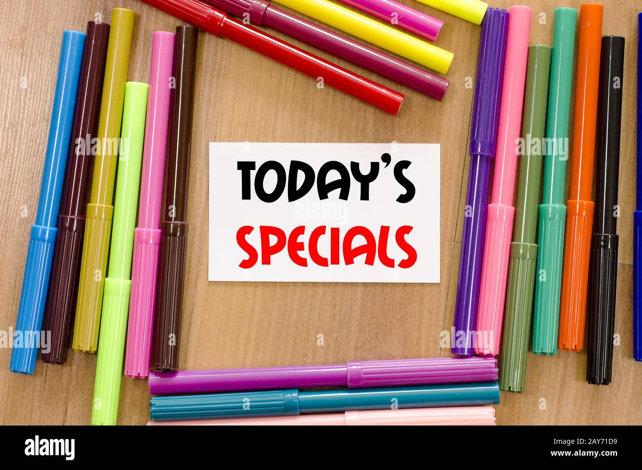 Todays Specials High Resolution Stock Photography and Images - Alamy