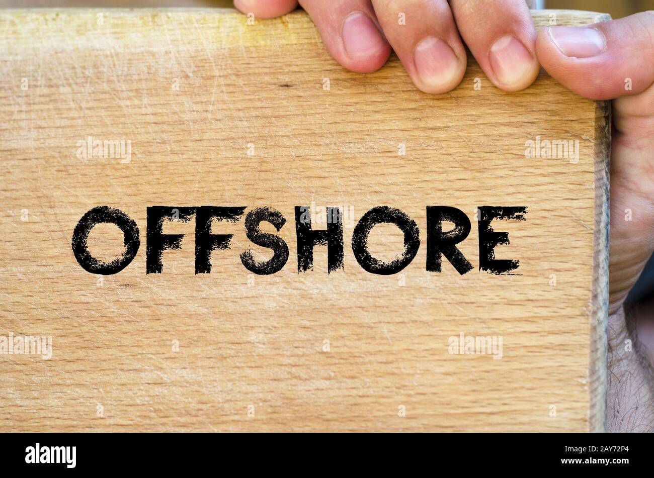 Offshore text concept Stock Photo - Alamy