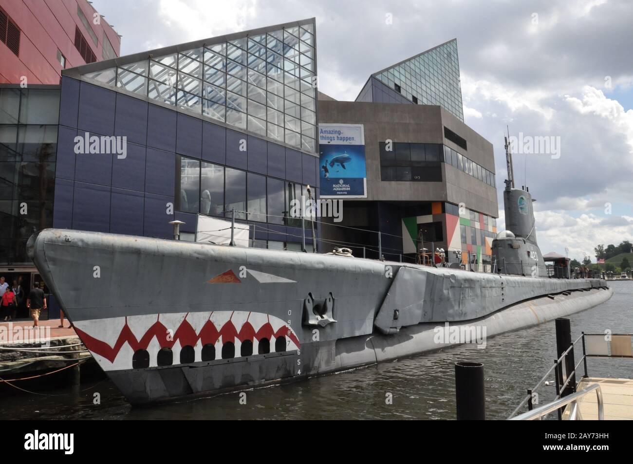 The National Aquarium at the Inner Harbor in Baltimore, Maryland Stock ...