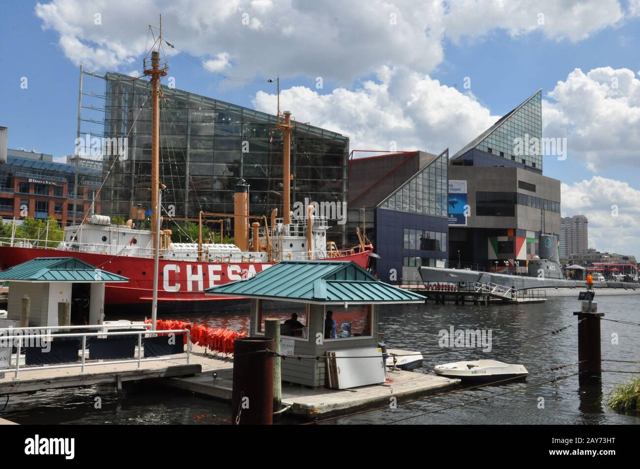 The National Aquarium at the Inner Harbor in Baltimore, Maryland Stock ...