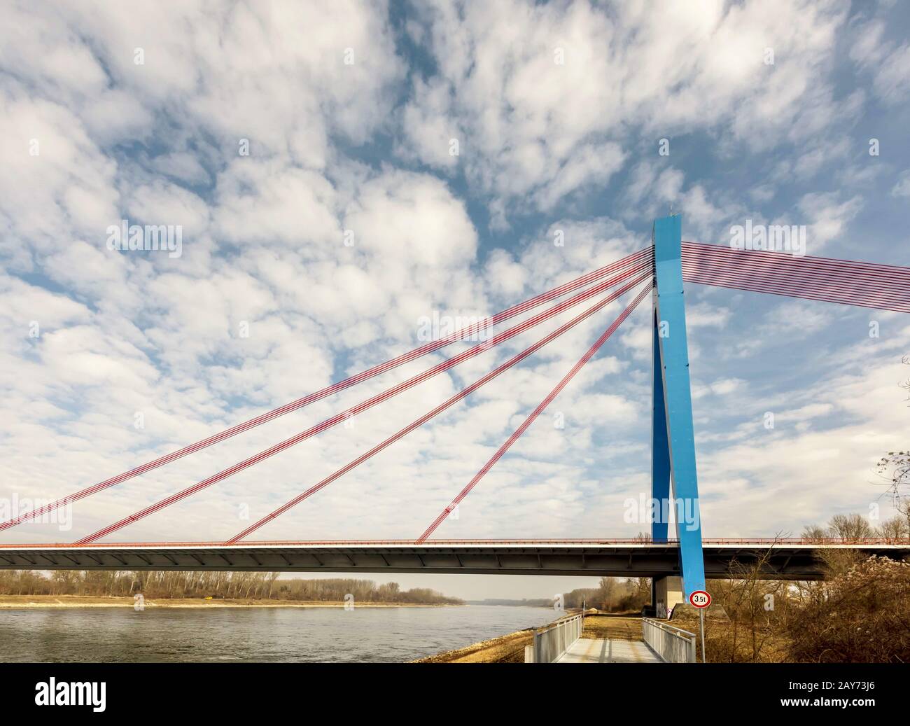 Blue sky over bridge hi-res stock photography and images - Alamy