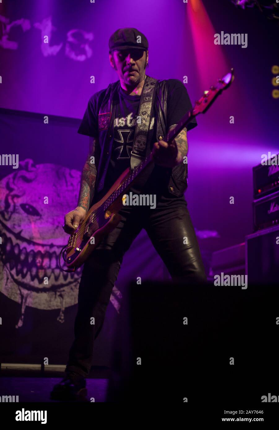 Danny McCormack bassist from the wildhearts live at o2 riz manchester ...