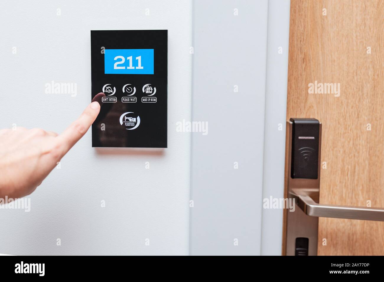 Hotel room control panel hi-res stock photography and images - Alamy