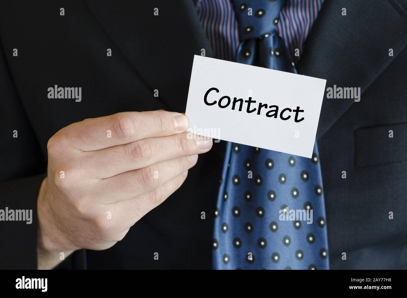 Contract text concept Stock Photo - Alamy
