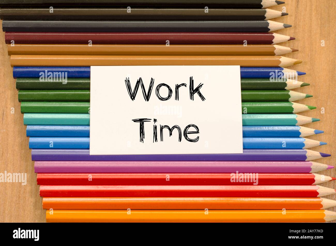 Work time text concept Stock Photo - Alamy