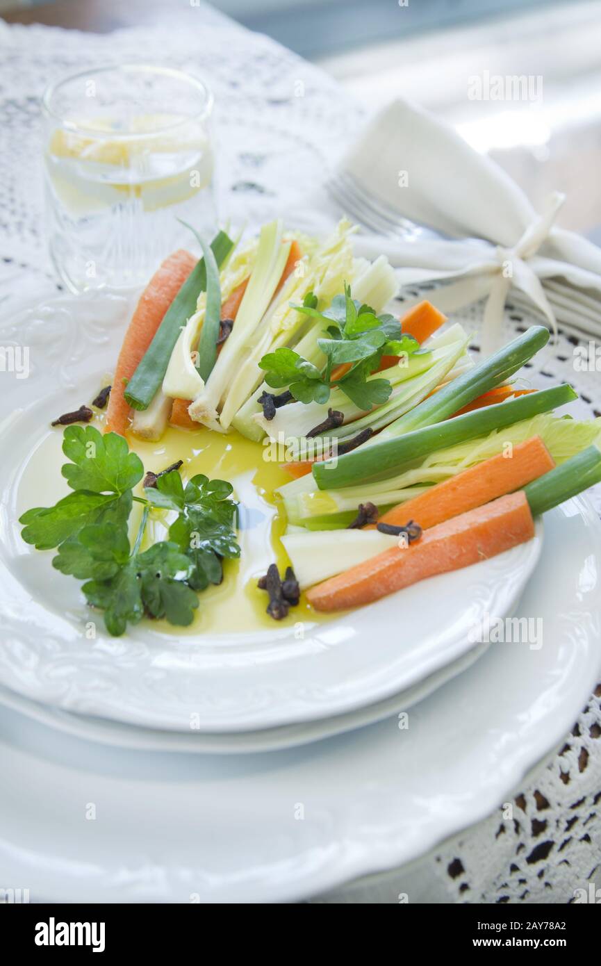 Presentation of mixed vegetables Stock Photo - Alamy
