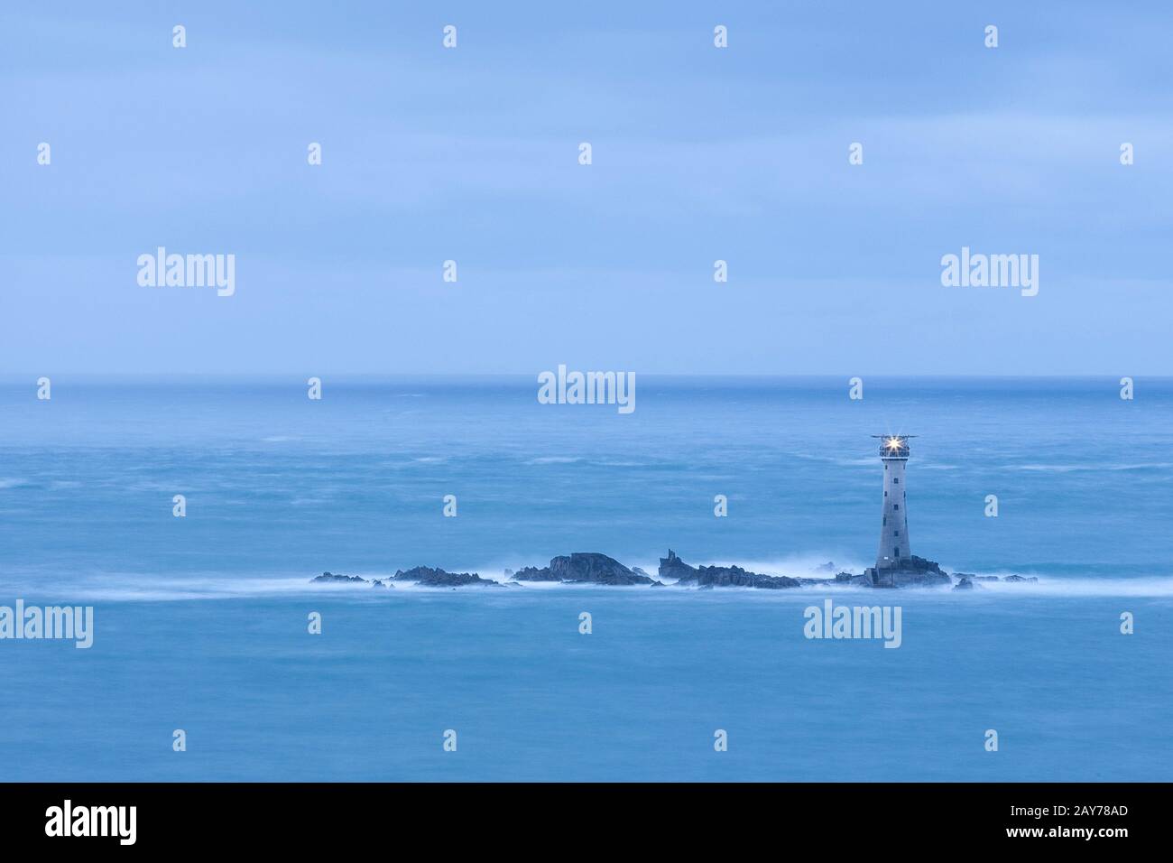Les Hanois Lighthouse, Guernsey, Channel Islands, UK Stock Photo - Alamy
