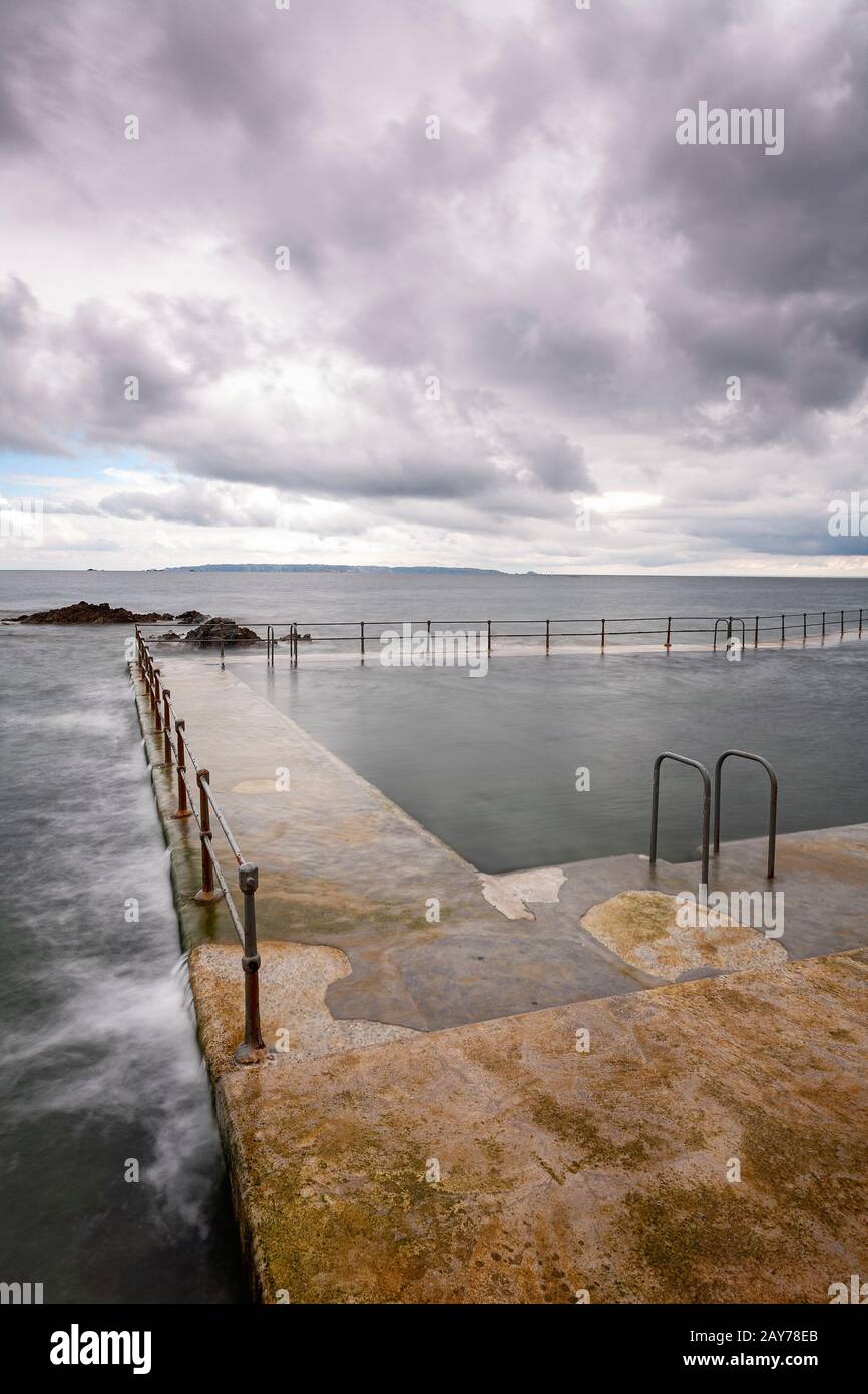 La Vallette bathing pool, Havelet Bay, St Peter Port, Guernsey, UK ...
