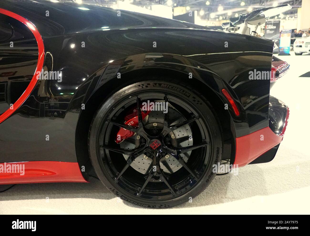 Philadelphia, Pennsylvania, U.S.A - February 9, 2020 - The alloy wheel ...