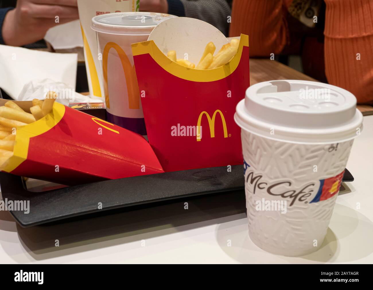 Mcdonalds table service hi-res stock photography and images - Alamy