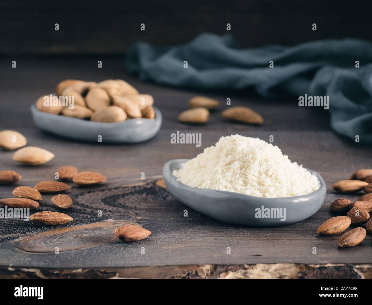 almond powder or almon flour Stock Photo - Alamy