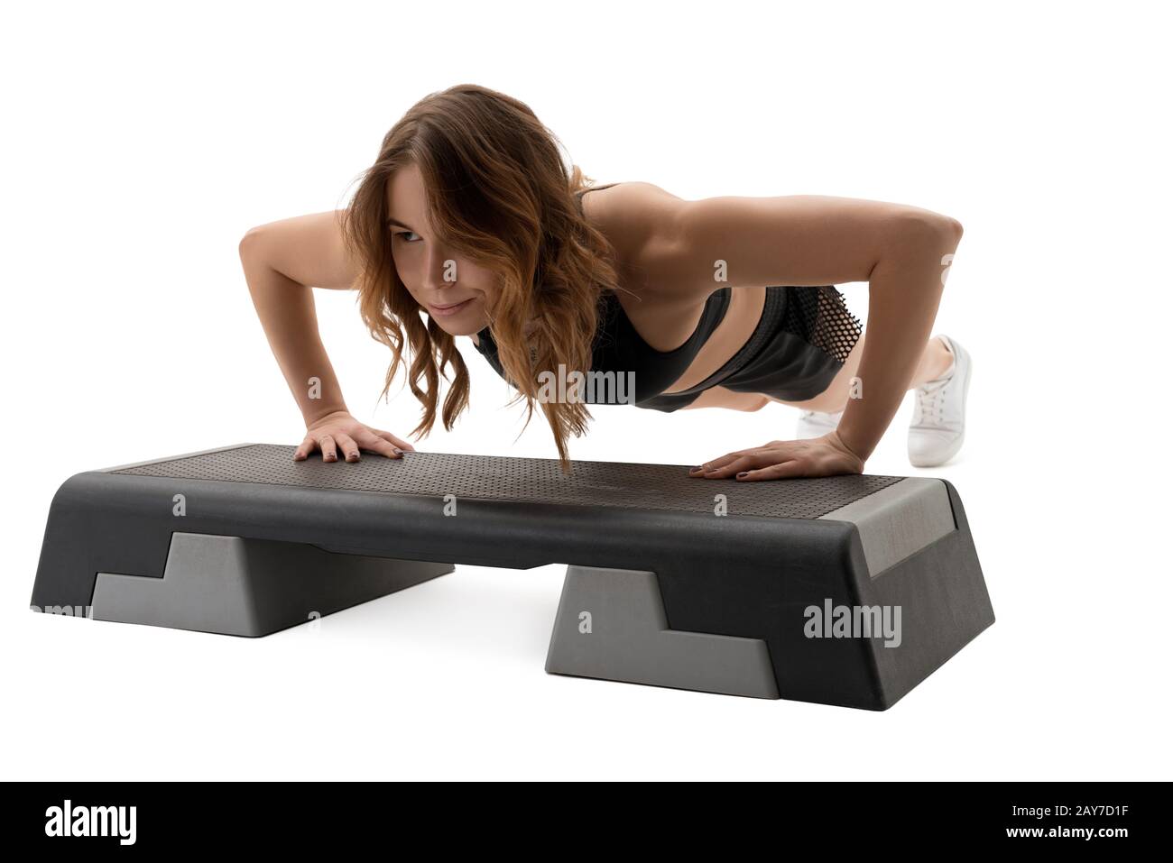 Push ups and woman hi-res stock photography and images - Alamy