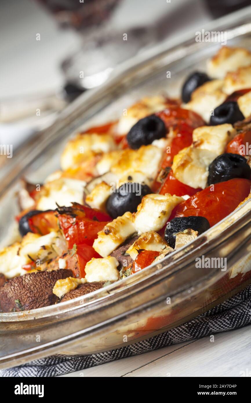 Grilled Greek Feta cheese Stock Photo - Alamy