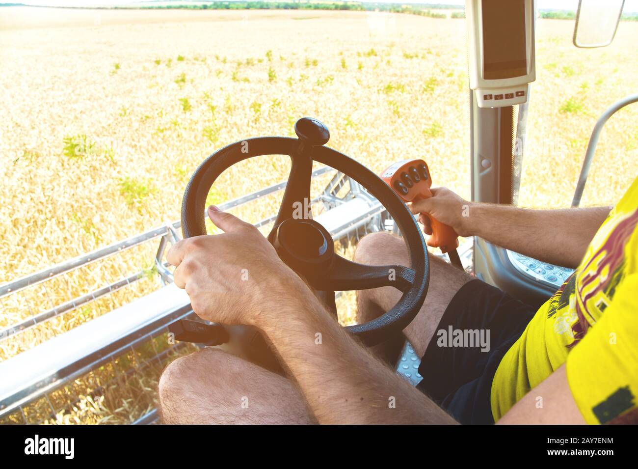 Combine cab hi-res stock photography and images - Alamy