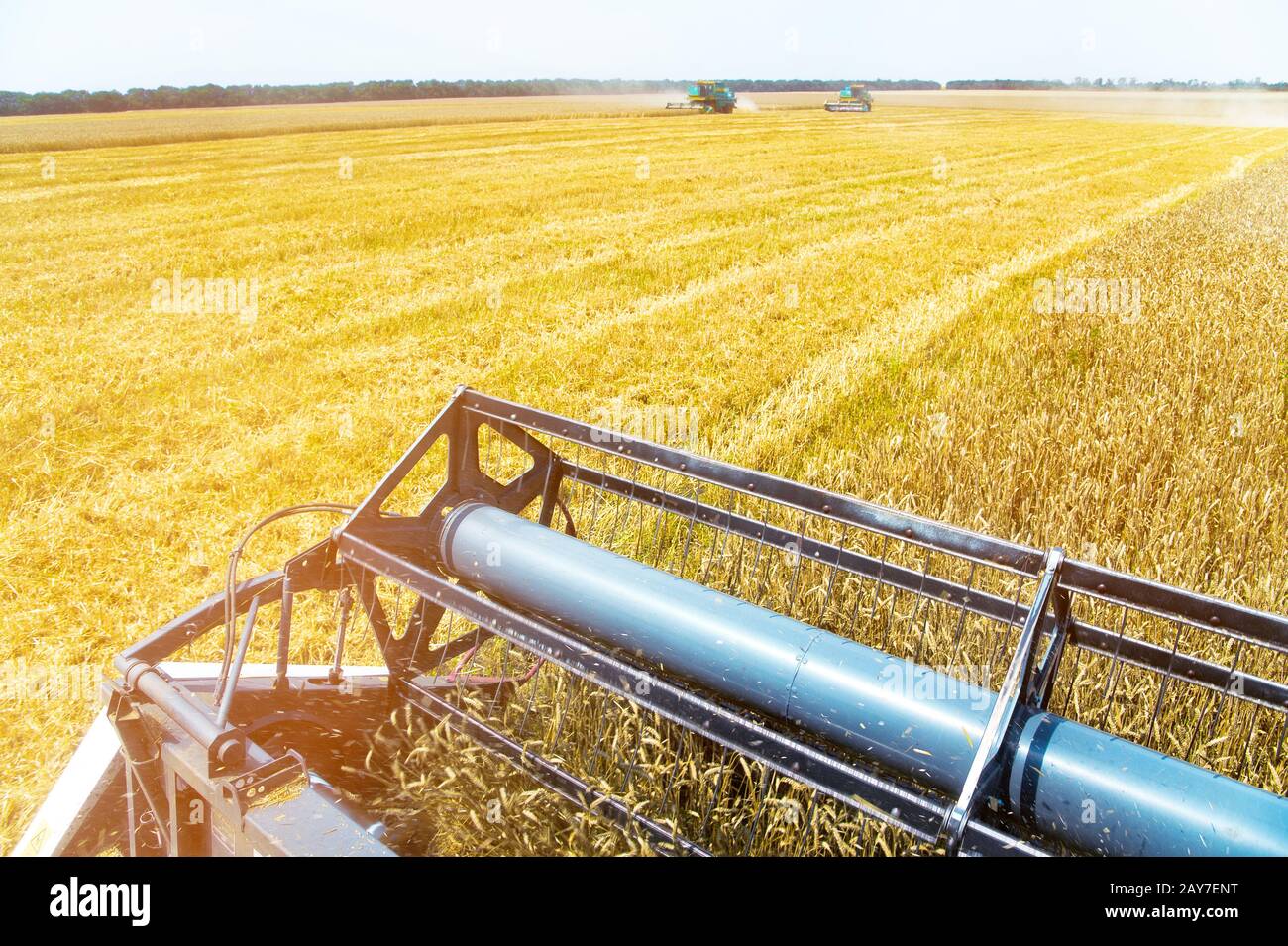 Combine harvester cab hi-res stock photography and images - Alamy