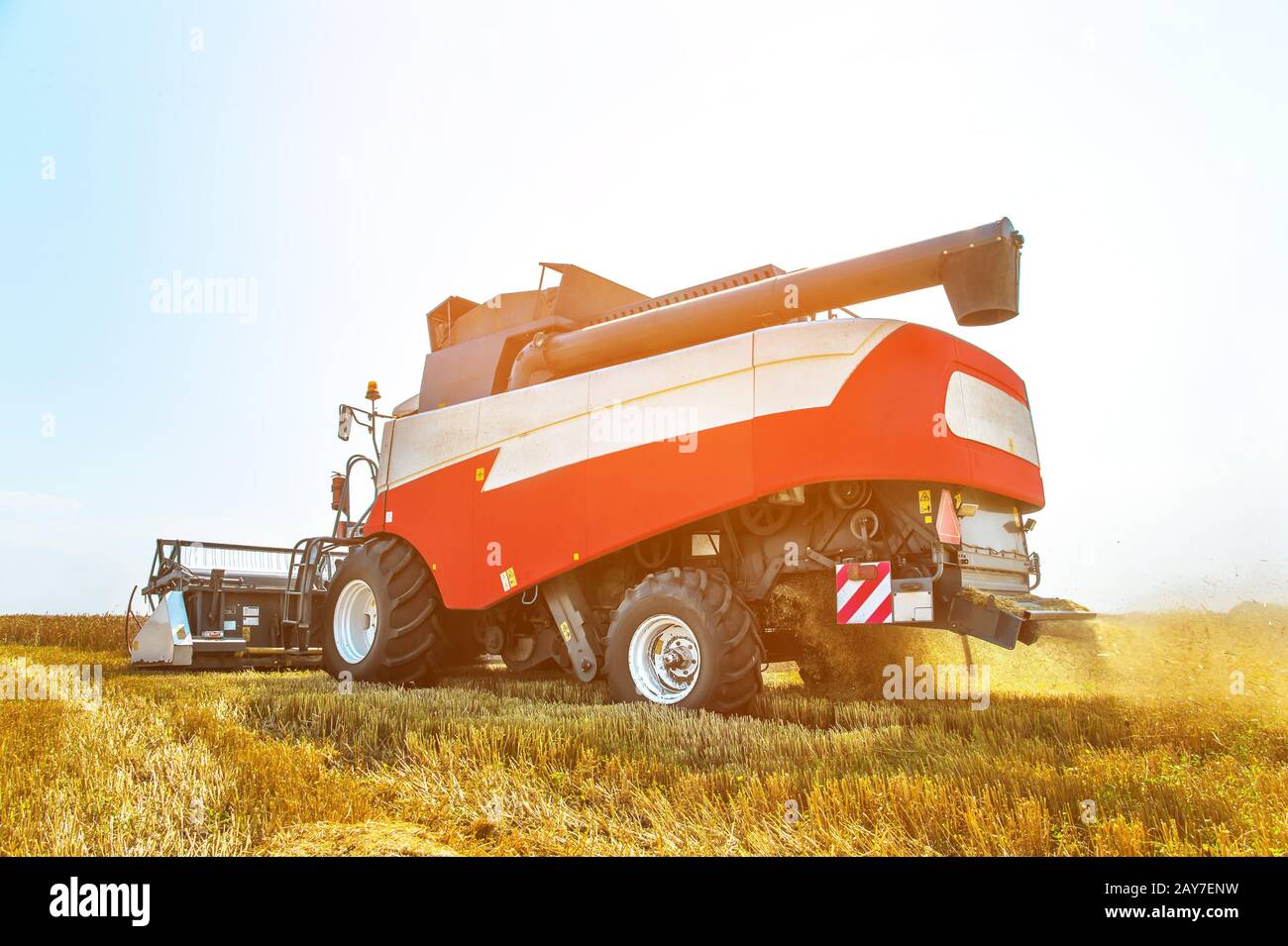 Combine harvester close up hi-res stock photography and images - Alamy