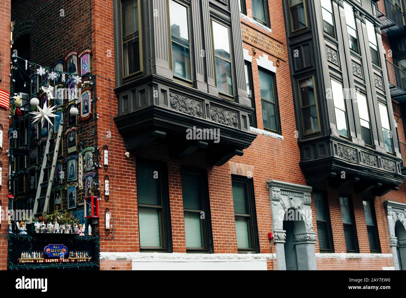 BOSTON, USA - october, 2019 Little Italy in Boston Stock Photo - Alamy
