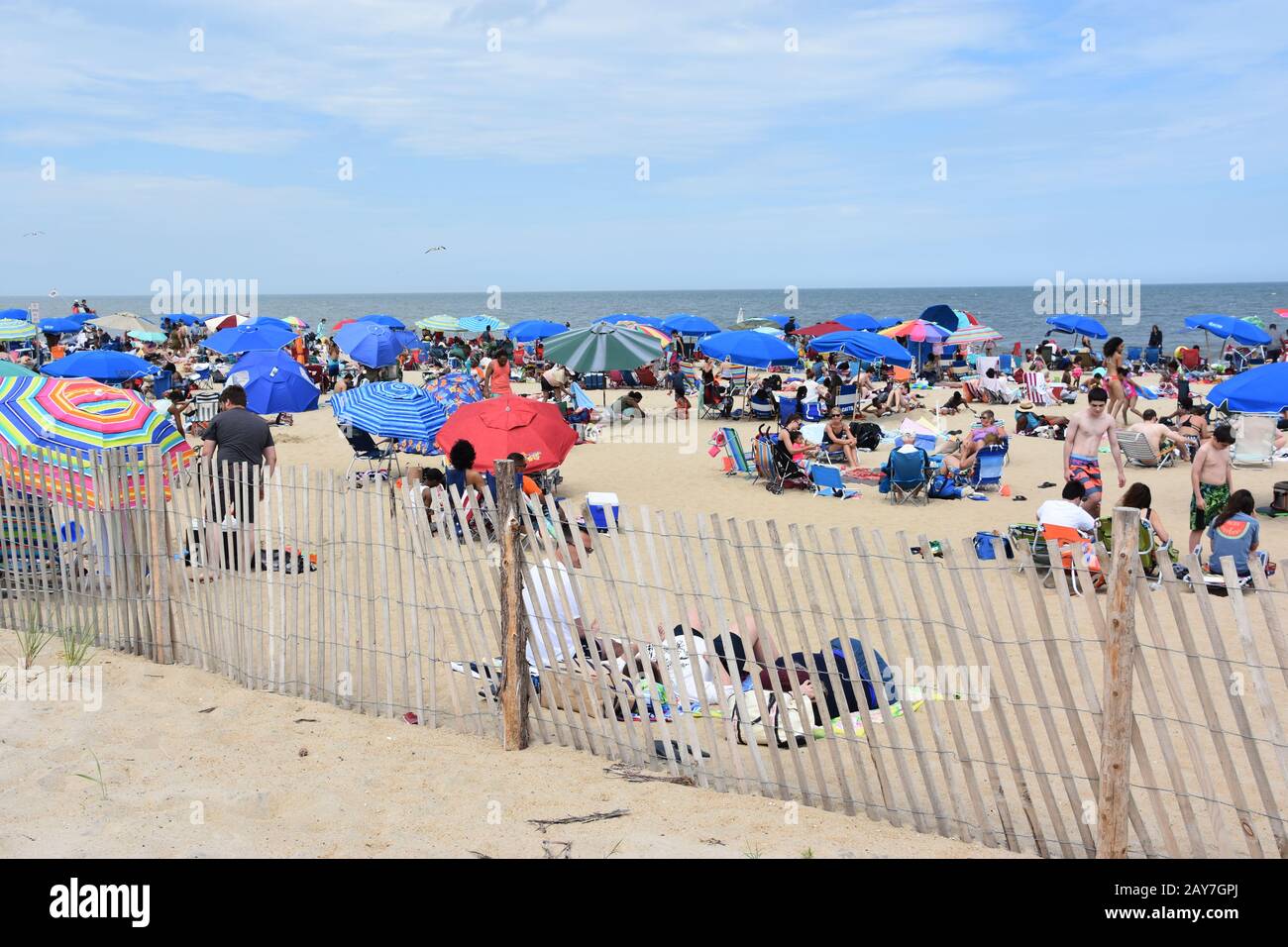 Delaware sunny day at beach hi-res stock photography and images - Alamy
