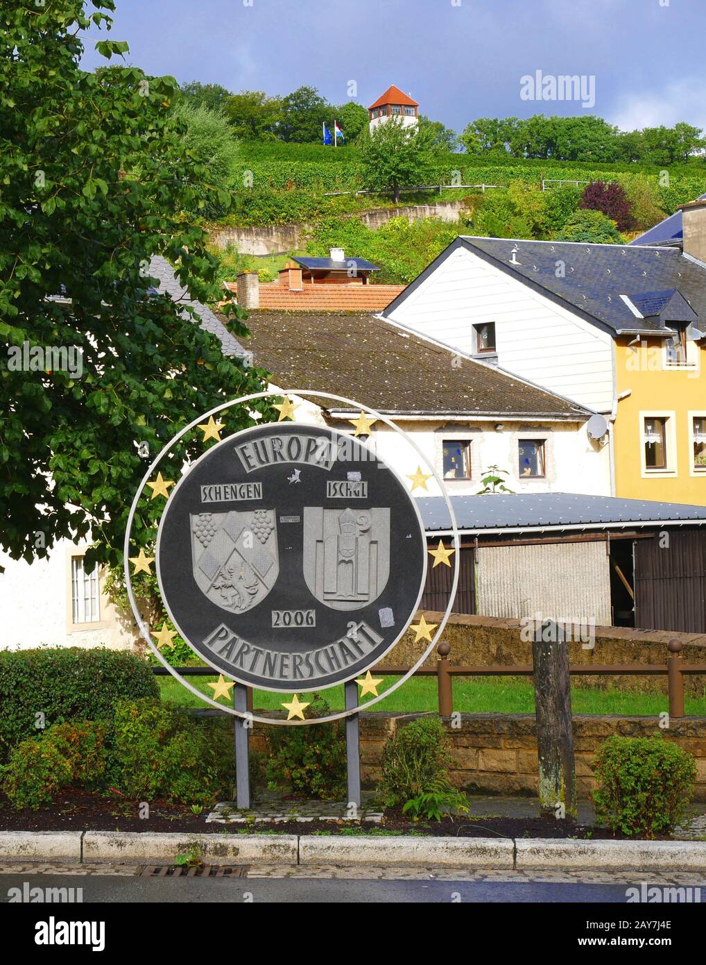 Schengen in Luxembourg, a Town full of european History Stock Photo - Alamy