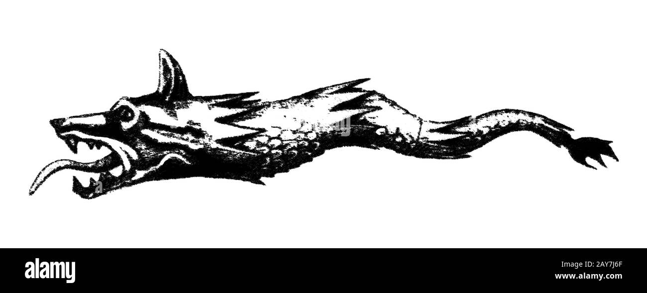 dacia wolf flag Stock Photo - Alamy