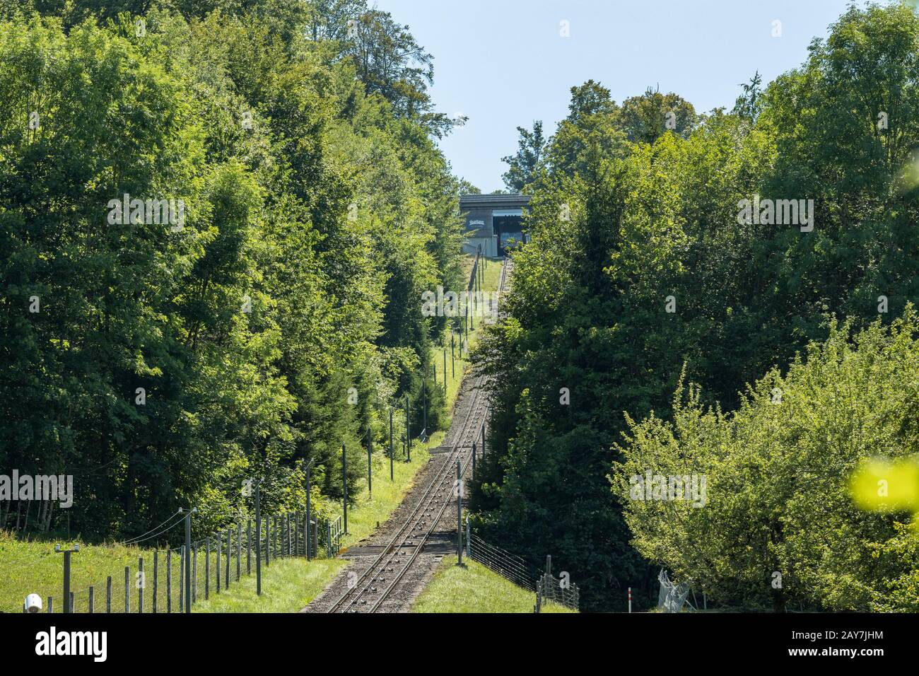 The Gurten funicular lets you to reach a paradise of green meadows and ...