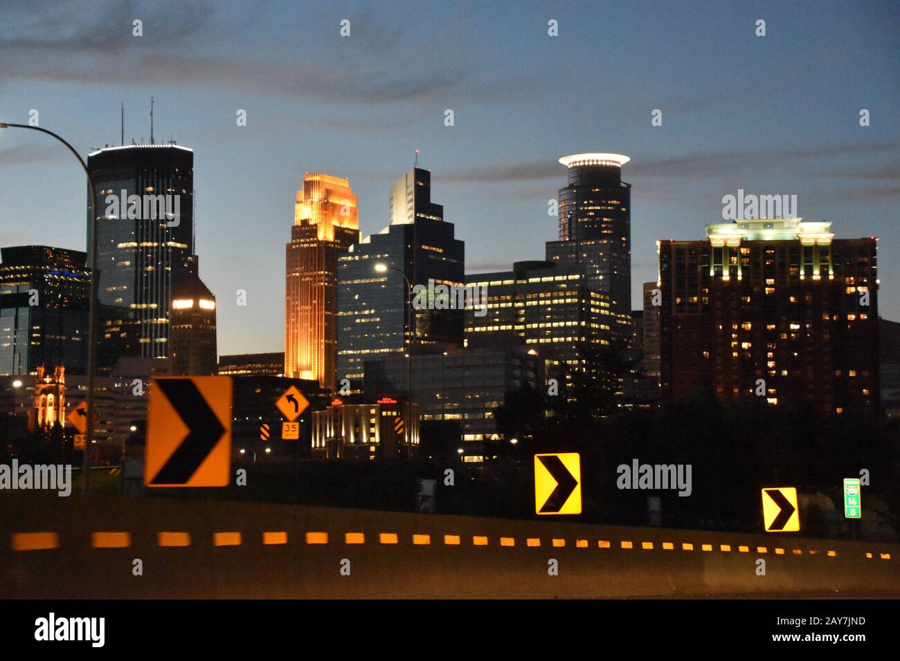 Downtown Minneapolis in Minnesota Stock Photo - Alamy