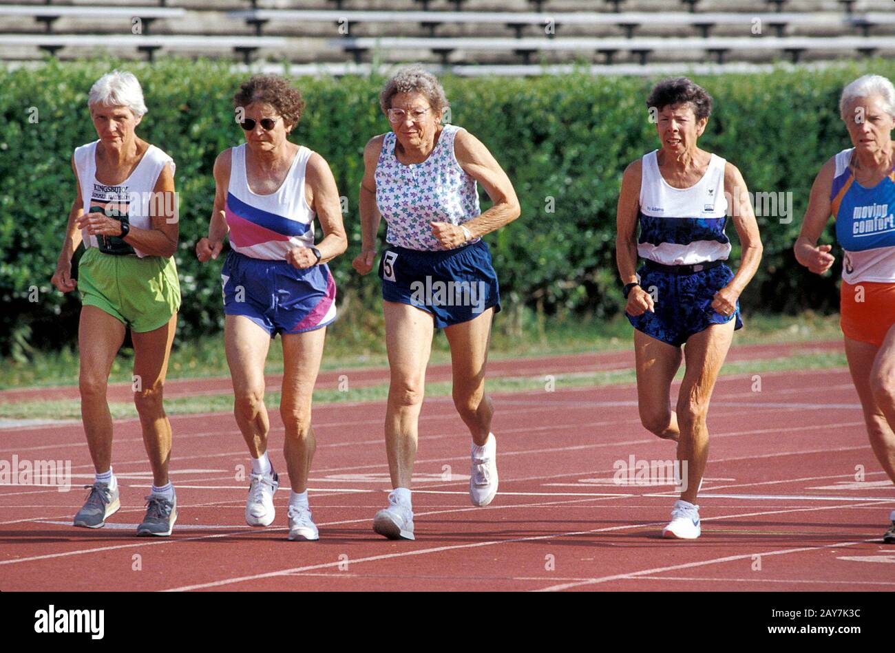 Track meet for seniors hi-res stock photography and images - Alamy