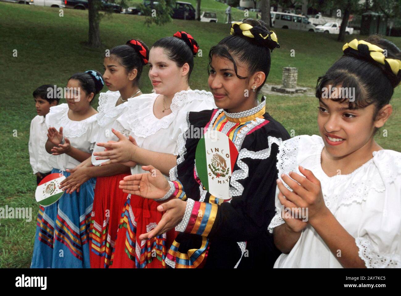 Austin, Texas: Cinco De Mayo celebration at city park. ©Bob Daemmrich ...