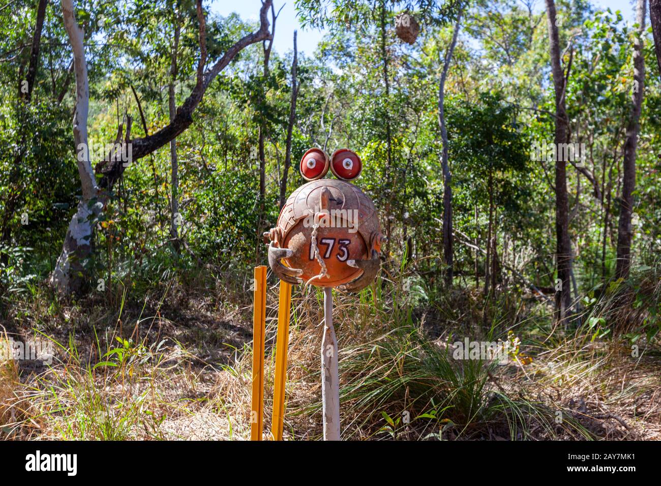 Original and artistic letter box in Queensland, Australia Stock Photo ...