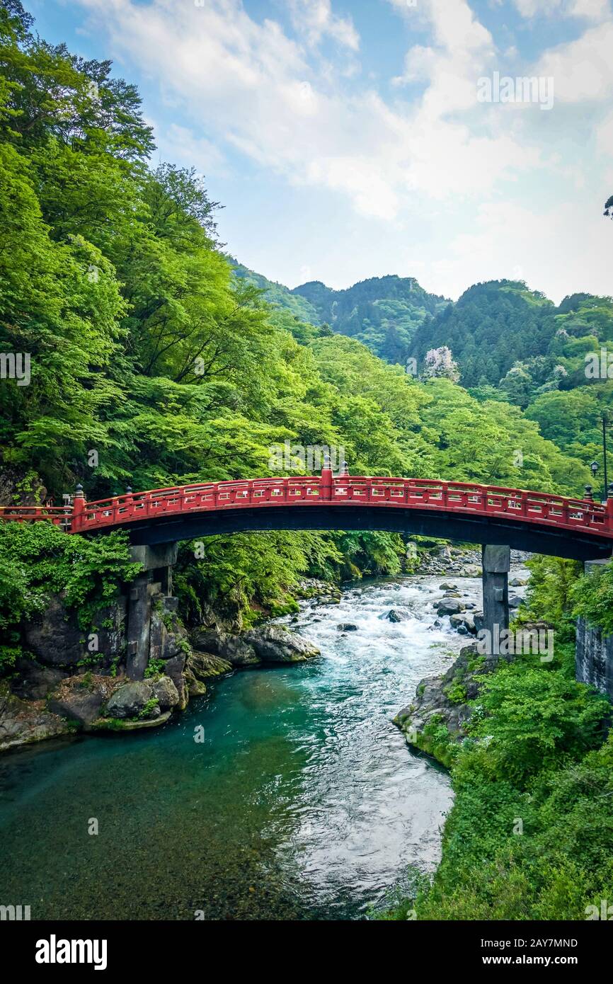 Shinkyo bridge, Nikko, Japan Stock Photo - Alamy